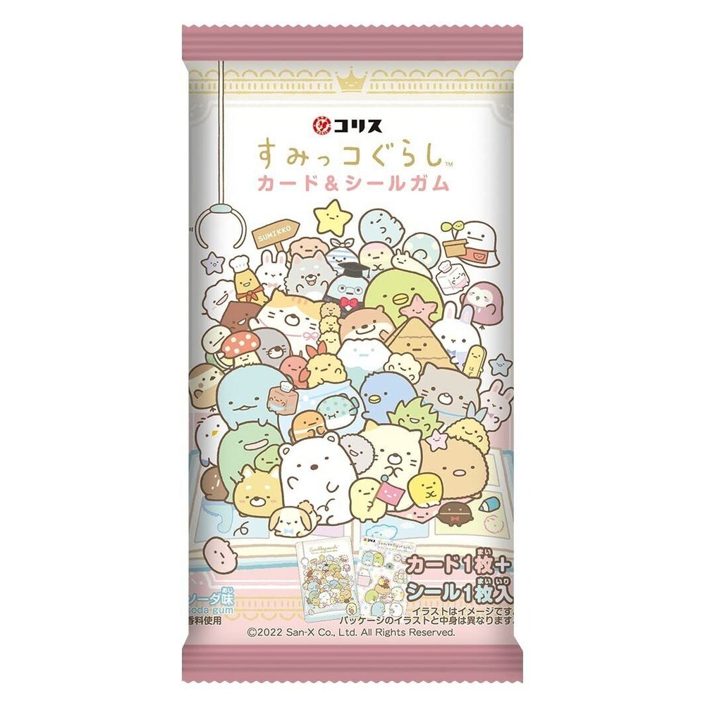 Coris Sumikko Gurashi Card & Seal Gum chez My American Shop
